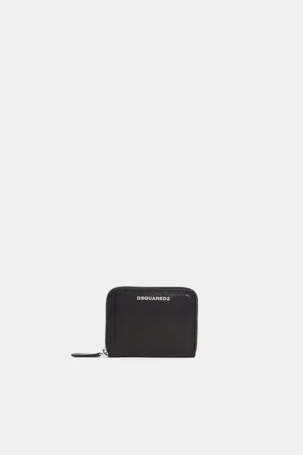 Dsquared2 Twin Zip Wallet - Black