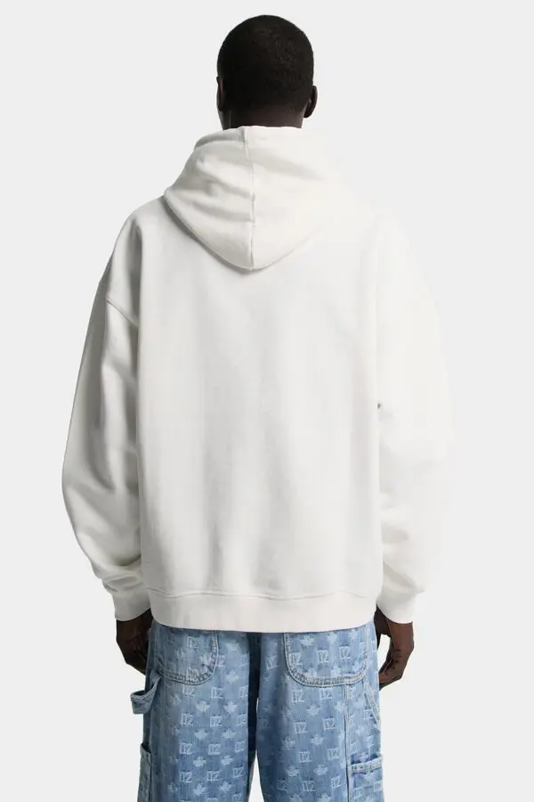 Dsquared2 Relaxed Fit Hoodie With '70s Polaroid Print
