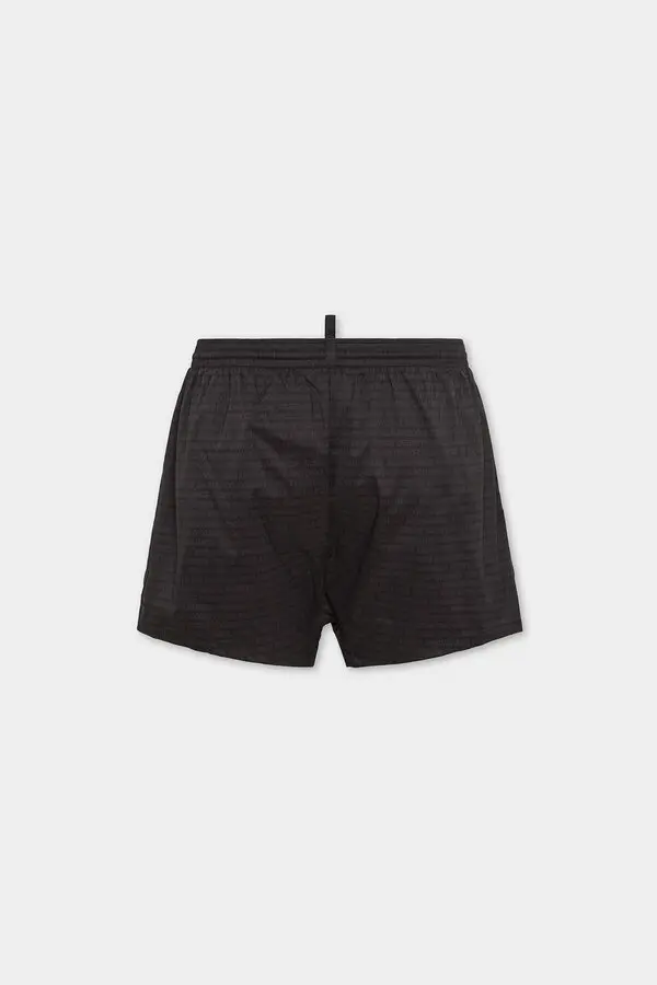 Dsquared2 Logo Midi Swim Boxer - Black