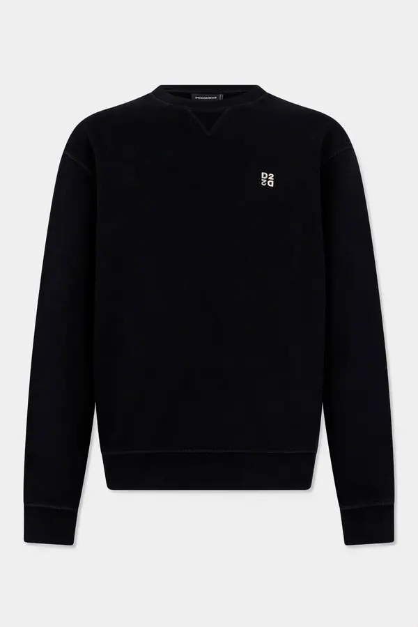 Dsquared2 Metal Upside Down Cool Fit Crewneck Sweatshirt