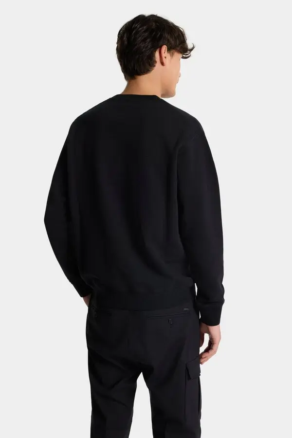 Dsquared2 Metal Upside Down Cool Fit Crewneck Sweatshirt