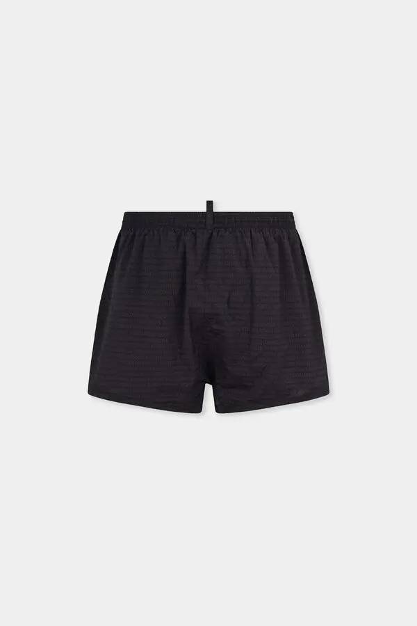 Dsquared2 Logo Midi Swim Boxer - Black
