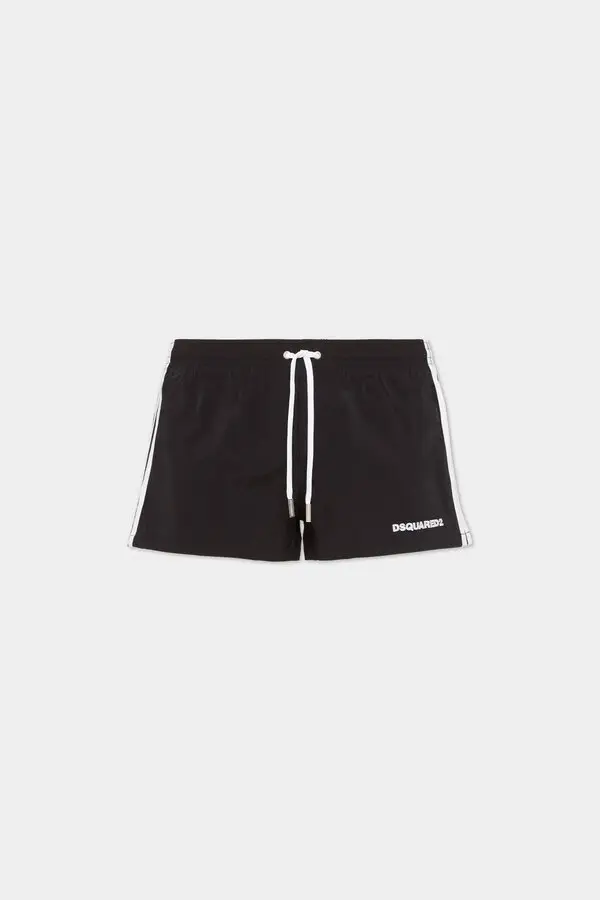 Dsquared2 Logo Midi Swim Boxer - Black