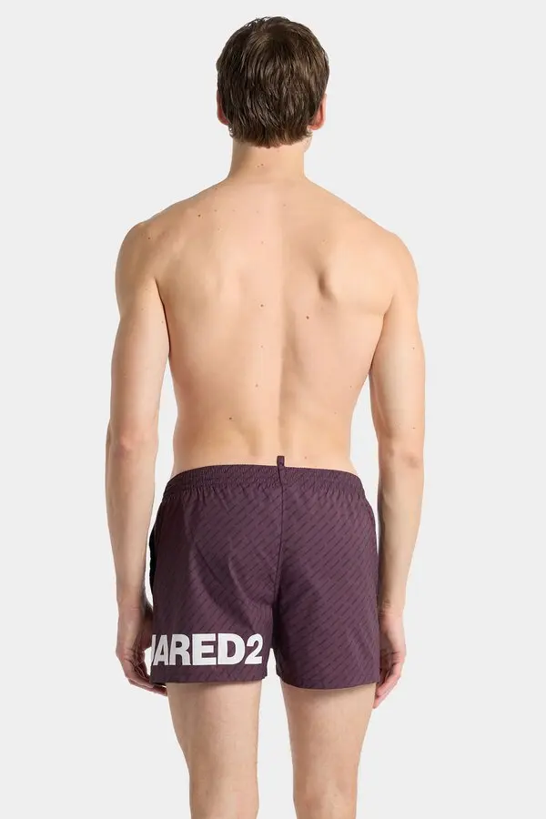 Dsquared2 Logo Print Swim Shorts