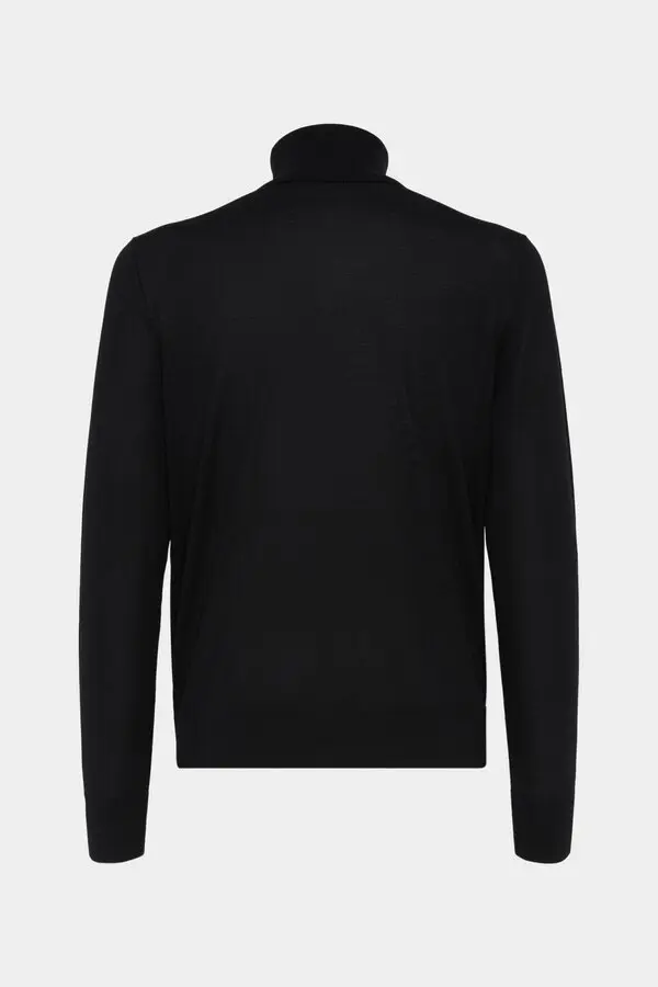Dsquared2 Pure Virgin Wool Turtleneck Pullover