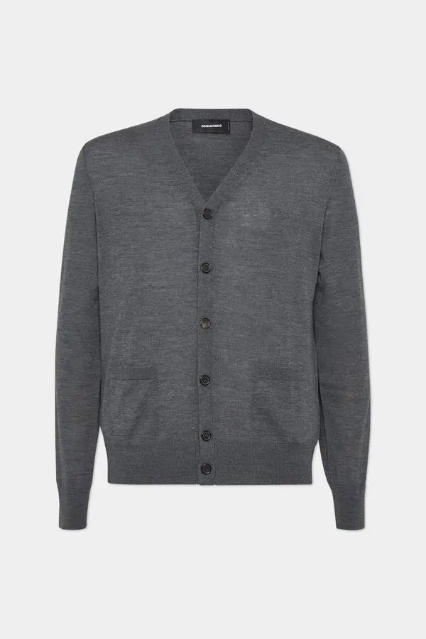 Dsquared2 Wool Cardigan - Grey