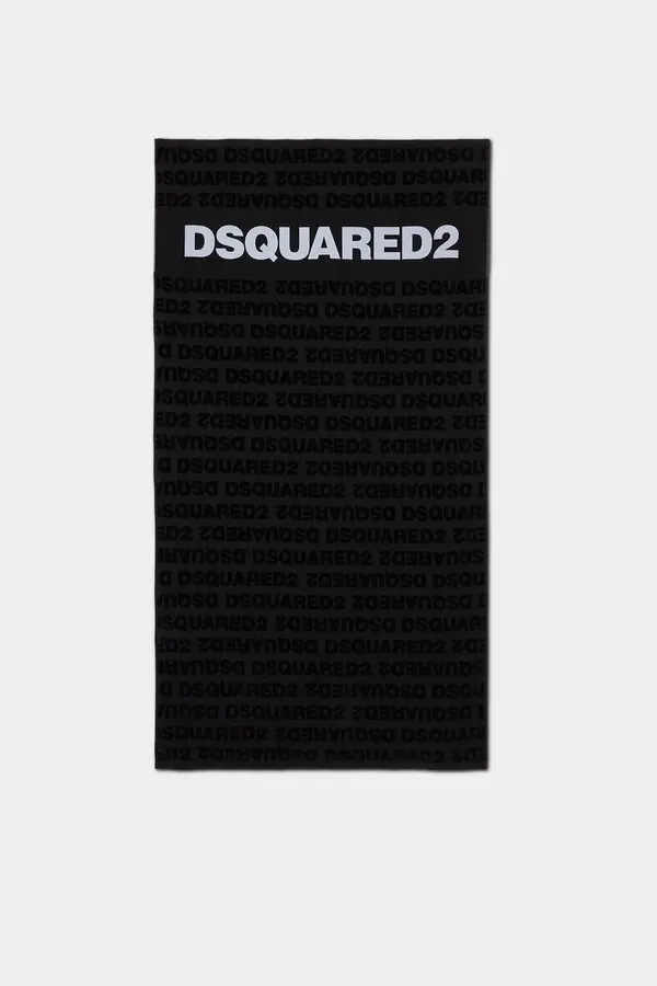 Dsquared2 Logo Beach Towel - Black