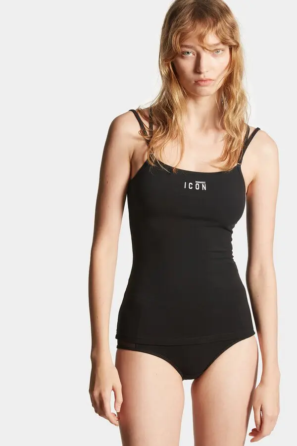 Dsquared2 Icon Tank Top With Criss-cross Straps