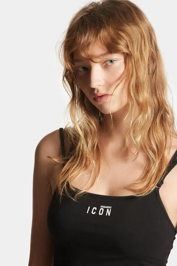 Dsquared2 Icon Tank Top With Criss-cross Straps