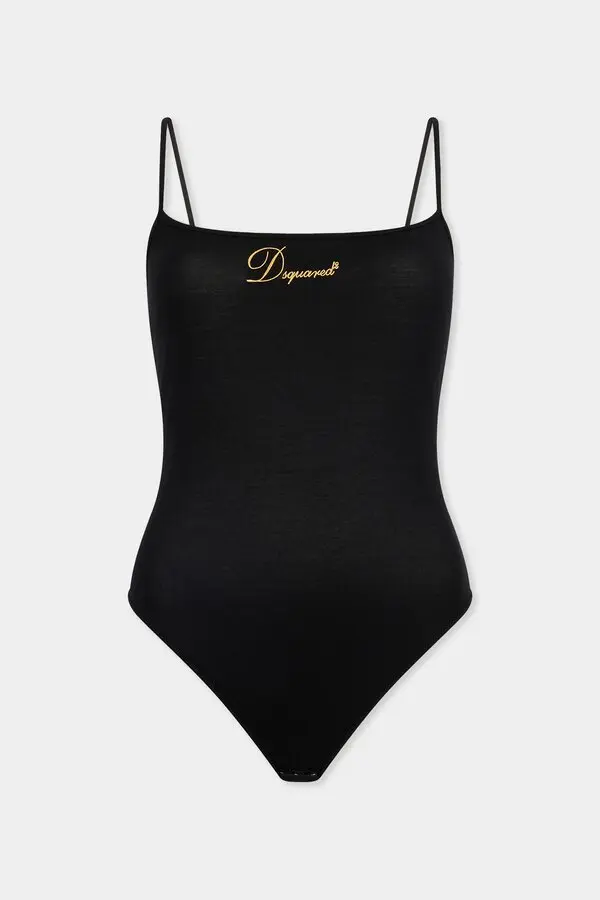 Dsquared2 Signature Logo Bodysuit - Black
