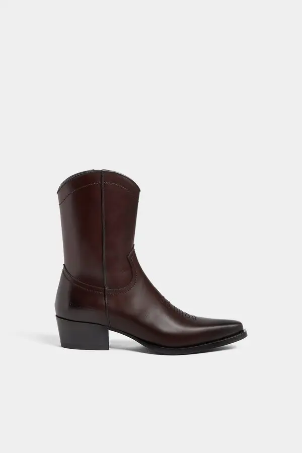 Dsquared2 City Nights Cowboy Boots - Brown