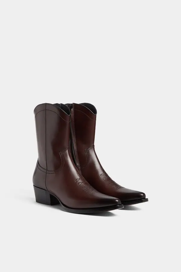 Dsquared2 City Nights Cowboy Boots - Brown