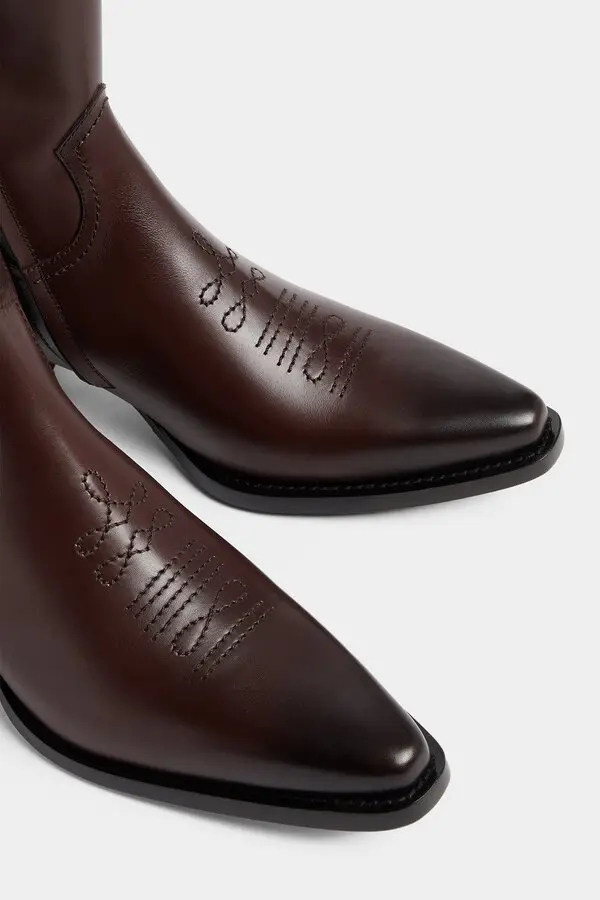 Dsquared2 City Nights Cowboy Boots - Brown