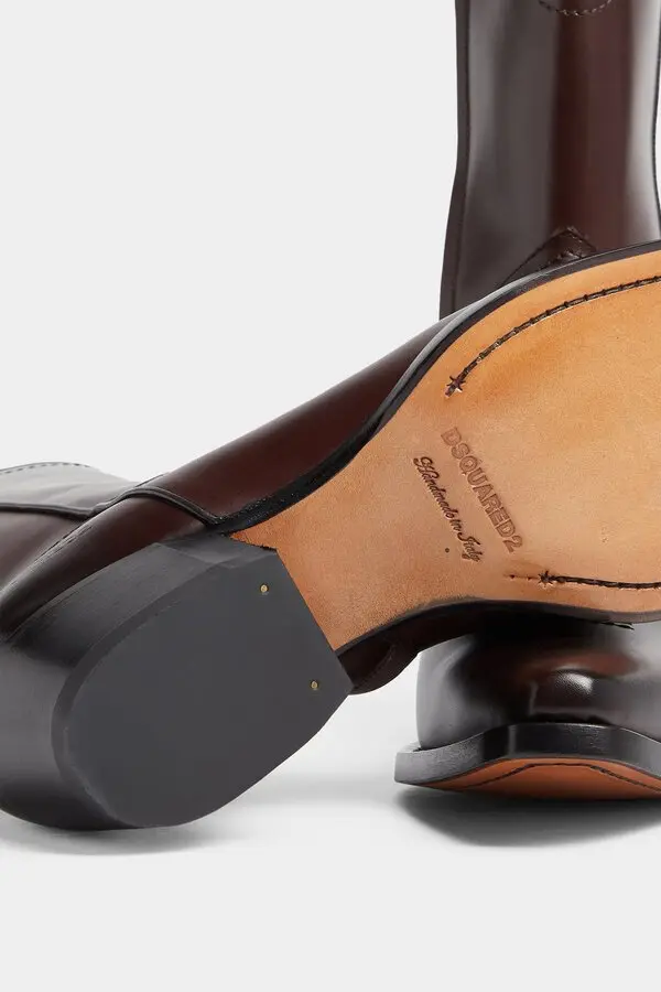 Dsquared2 City Nights Cowboy Boots - Brown