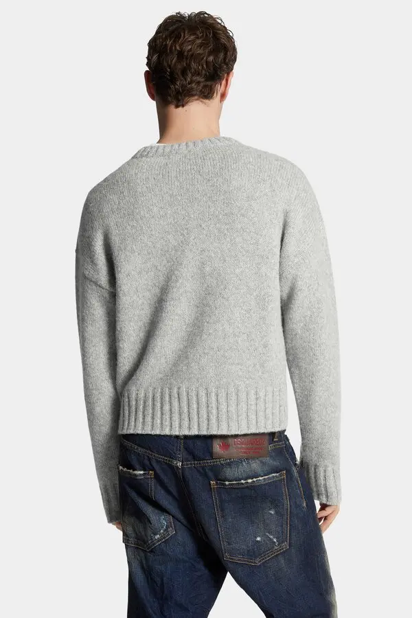 Dsquared2 Chunky Trim Knit Sweater