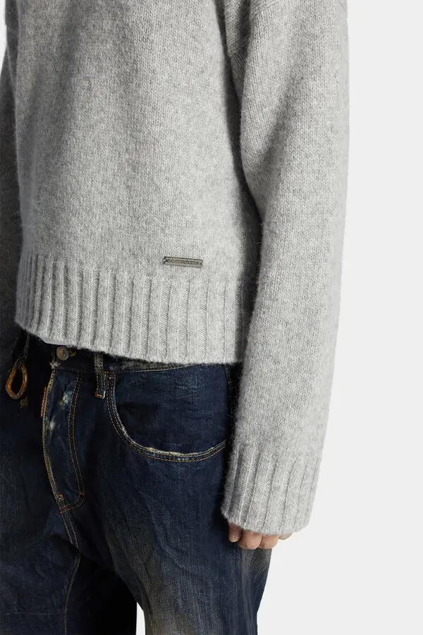 Dsquared2 Chunky Trim Knit Sweater