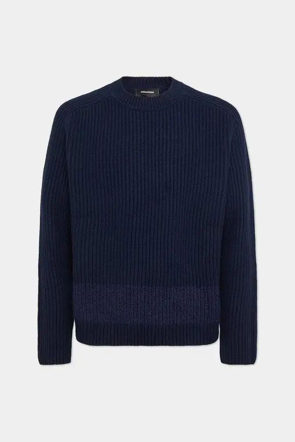 Dsquared2 Chunky Knit Sweater - Blue