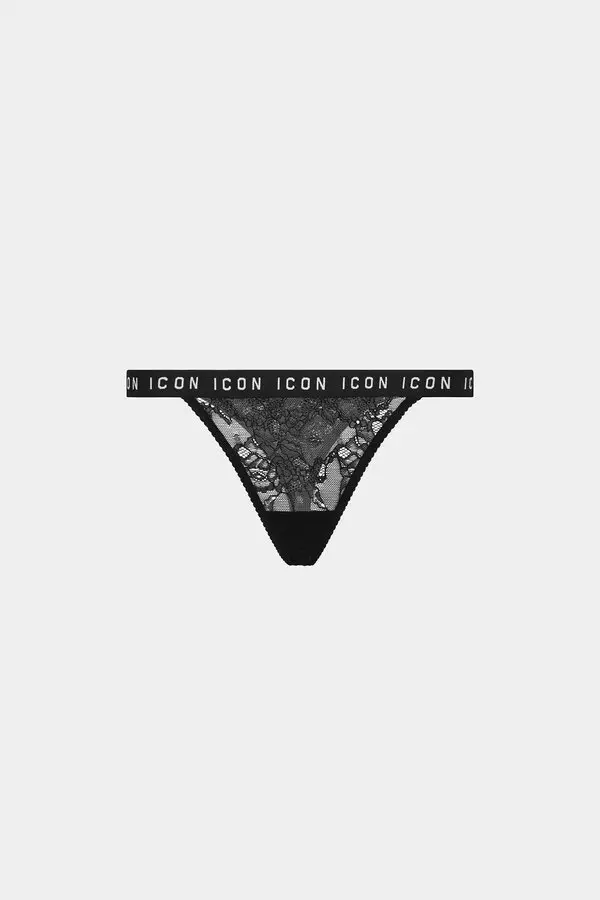 Dsquared2 Icon Thong - Black