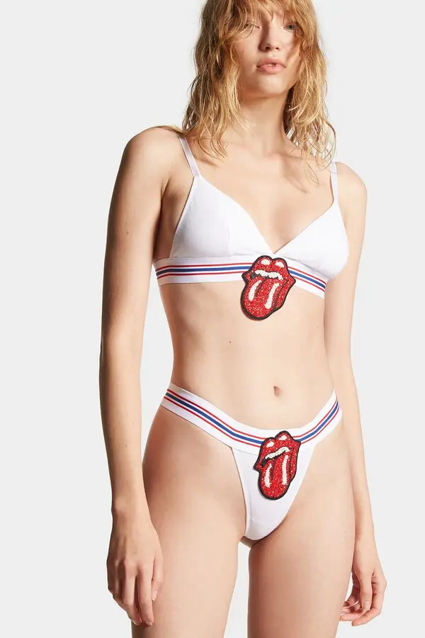 Dsquared2 Rolling Stones Beaded Thong