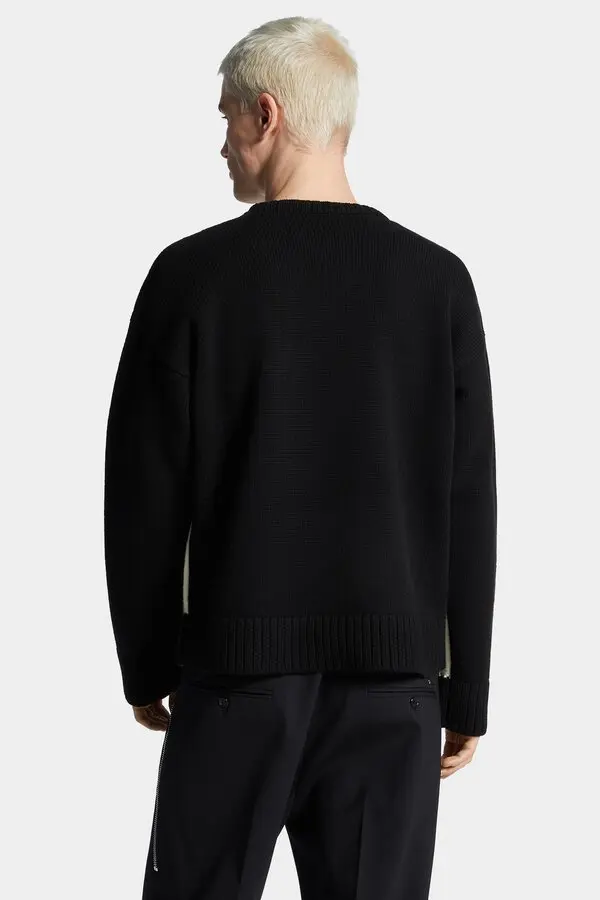 Dsquared2 Fake Stitch Knit Sweater