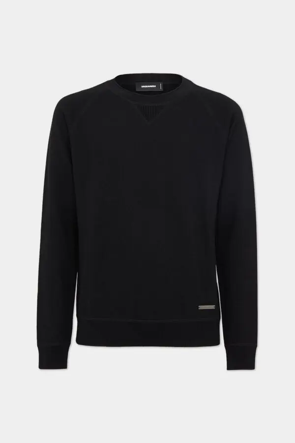 Dsquared2 Knit V-insert Sweater - Black