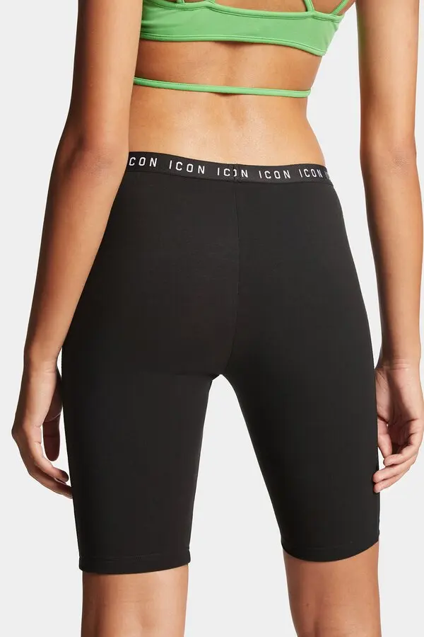 Dsquared2 Icon Cycling Shorts With Tulle Inserts