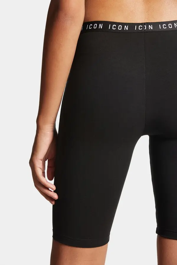 Dsquared2 Icon Cycling Shorts With Tulle Inserts