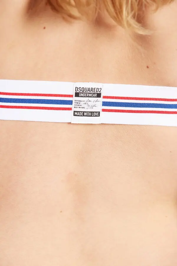 Dsquared2 The Rolling Stones Embellished Triangle Bra