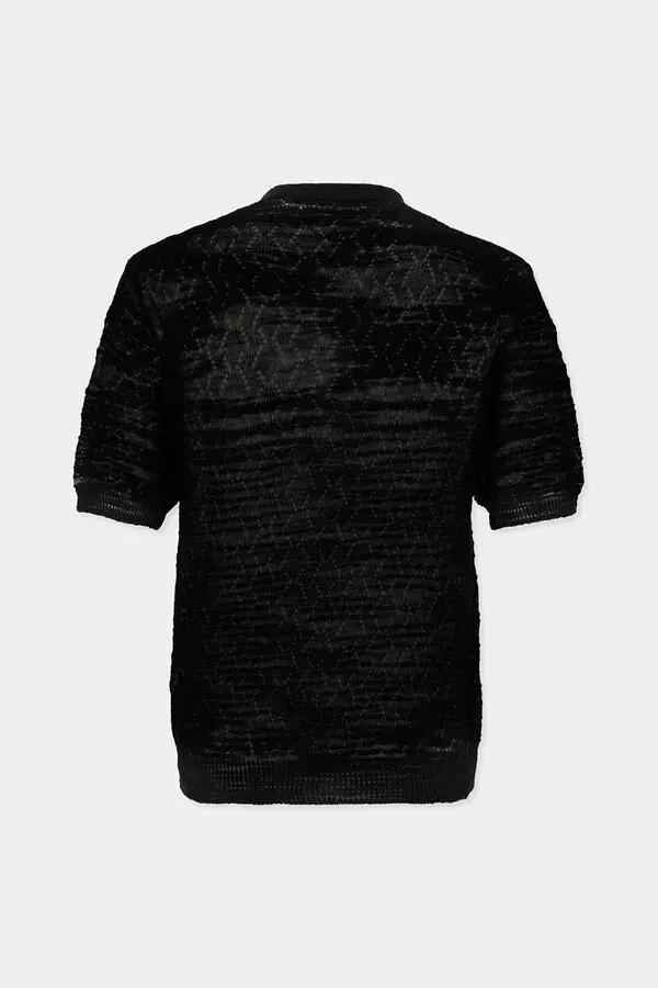 Dsquared2 Openwork Knit T-shirt