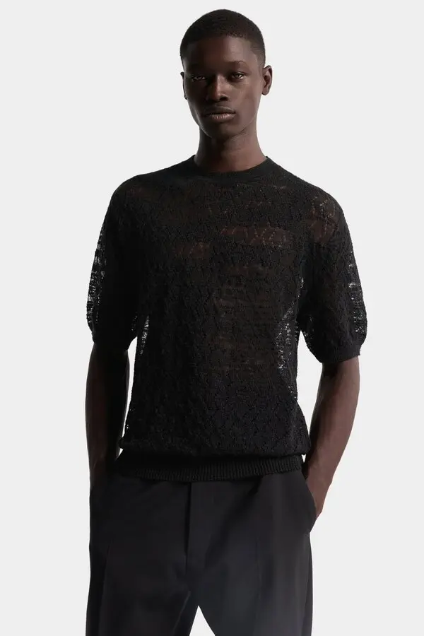 Dsquared2 Openwork Knit T-shirt