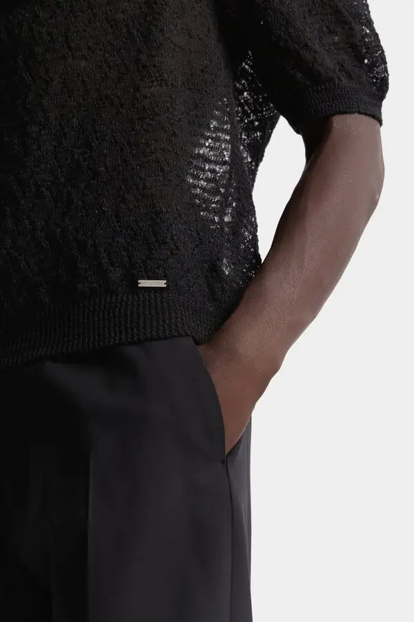 Dsquared2 Openwork Knit T-shirt