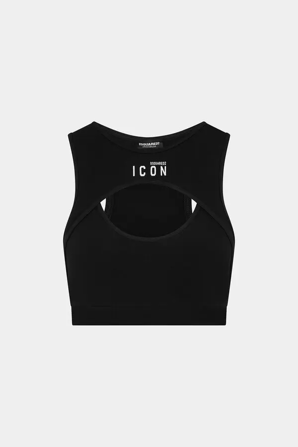 Dsquared2 Icon Sport Bra - Black