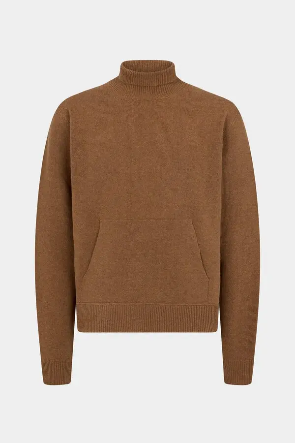 Dsquared2 Virgin Wool Turtleneck Pullover - Black