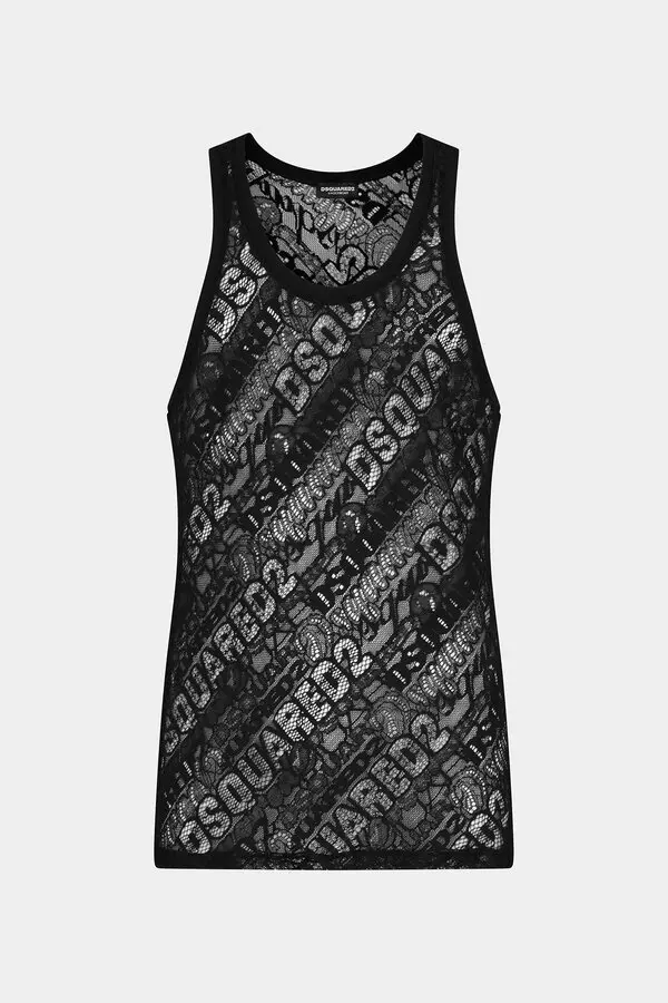 Dsquared2 Lace Logo Tank Top
