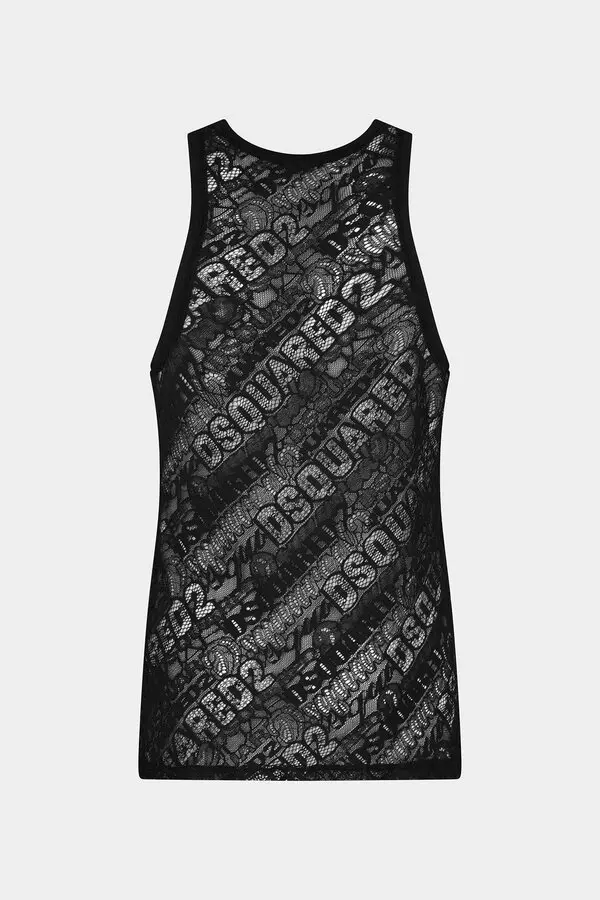 Dsquared2 Lace Logo Tank Top
