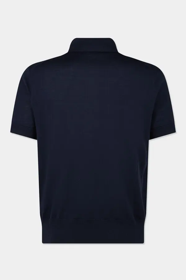 Dsquared2 Wool Short Sleeve Embroidered Polo