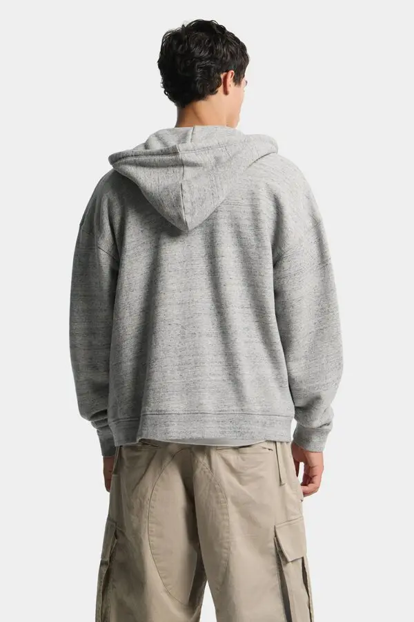 Dsquared2 Signature Relaxed Fit Zipped Hoodie
