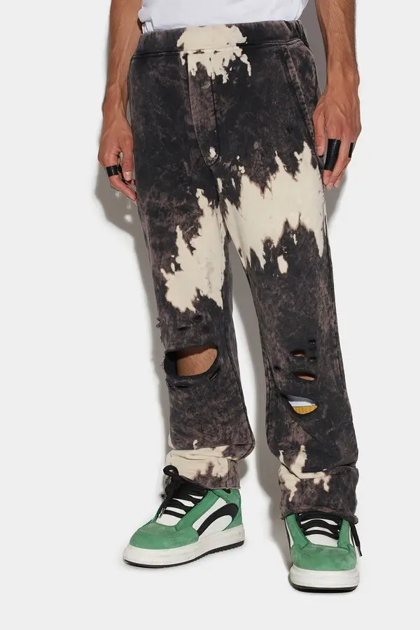 Dsquared2 Reverse Chill Out Pants With Distressed Details