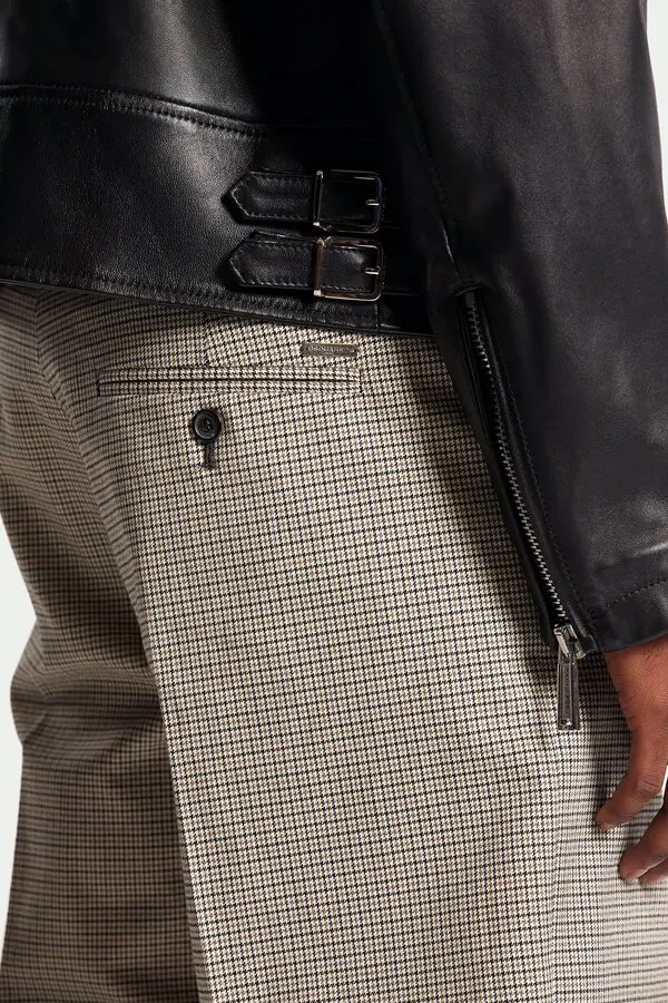 Dsquared2 Relaxed Fit Checkered Trousers