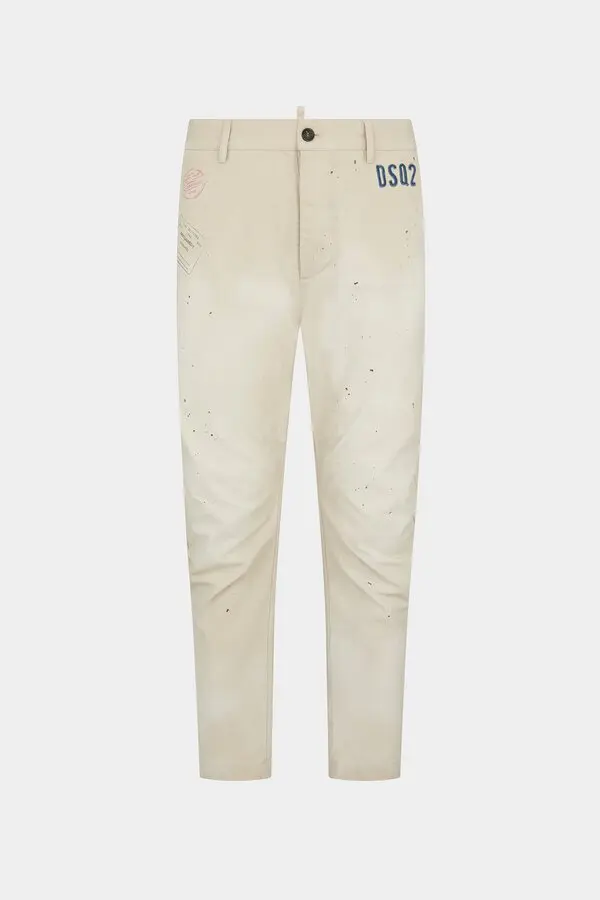 Dsquared2 Stamps" Chino Pants - Blue