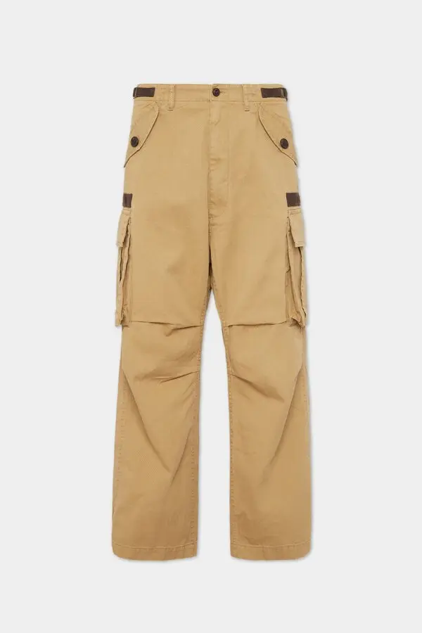 Dsquared2 Military Cargo Trousers - Beige