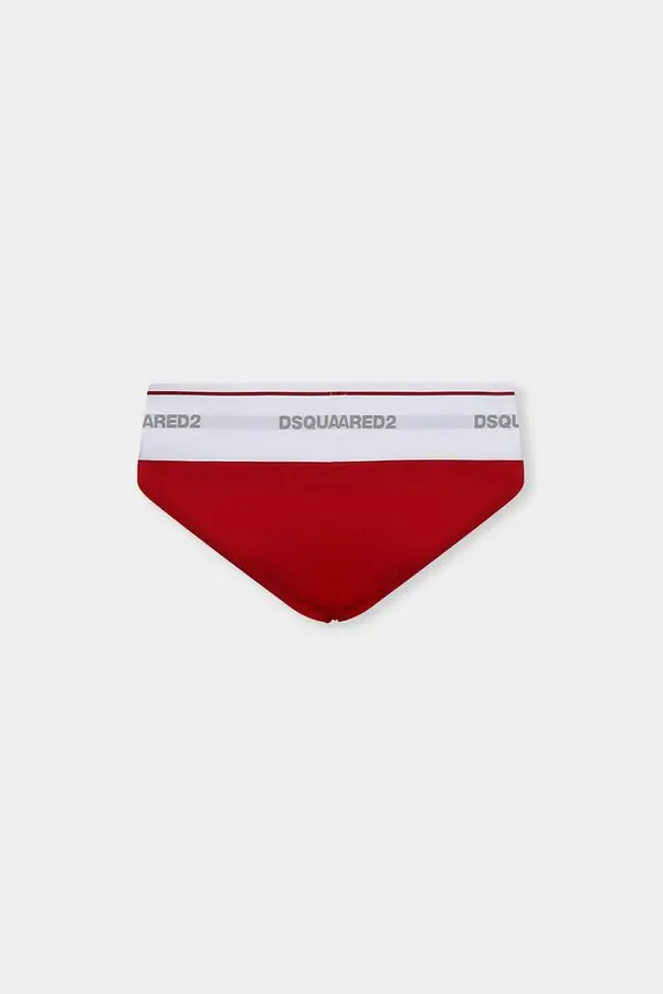 Dsquared2 Logo Briefs - Red