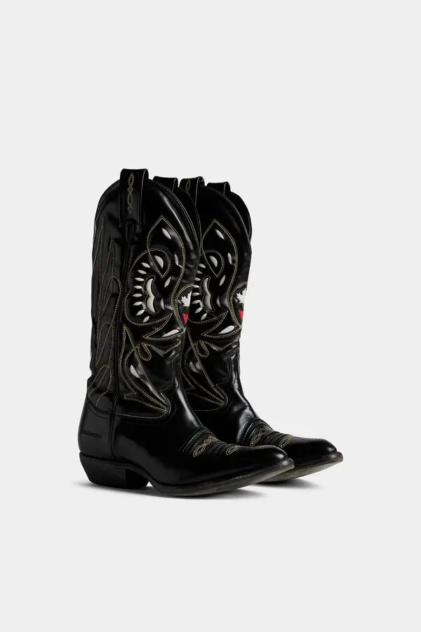 Dsquared2 Cowboy Boots - Black