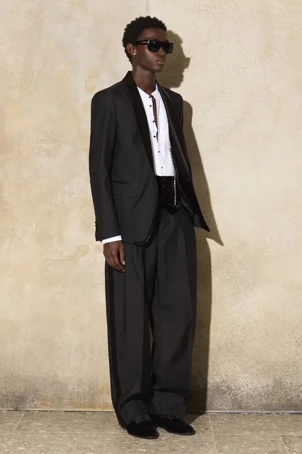 Dsquared2 Two Pleats Tuxedo Pant