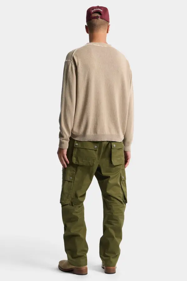 Dsquared2 Cargo Trousers With Multiple Pockets - Green