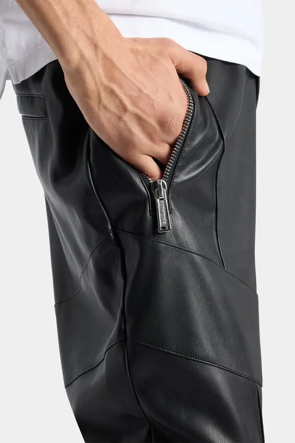 Dsquared2 Faux Leather Jogging Pants