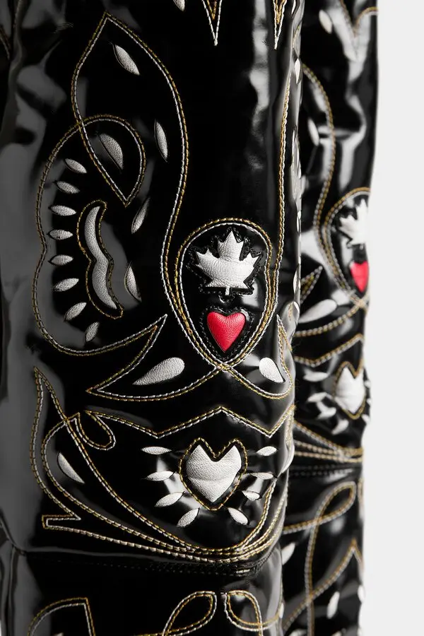Dsquared2 Over-the-knee Cowboy Boots - Black