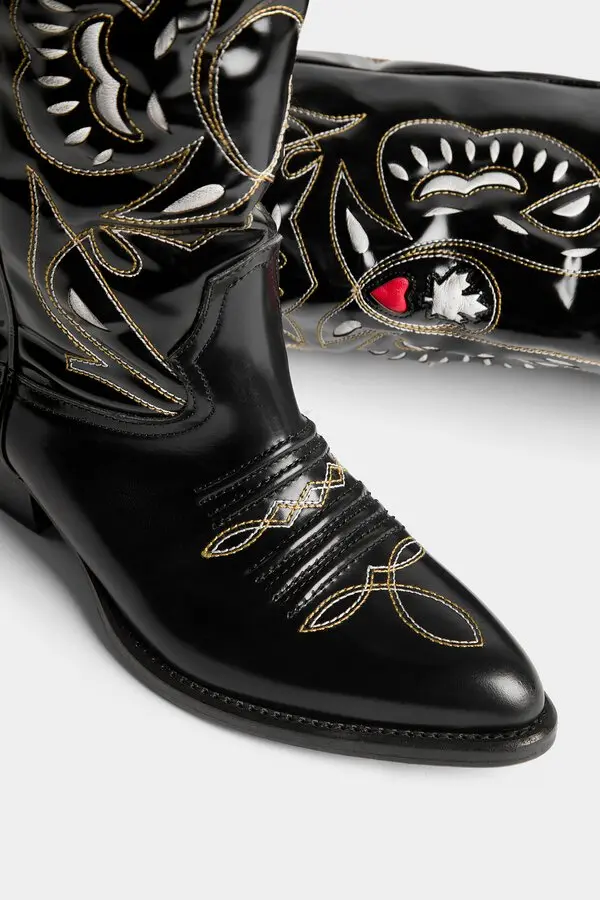 Dsquared2 Over-the-knee Cowboy Boots - Black