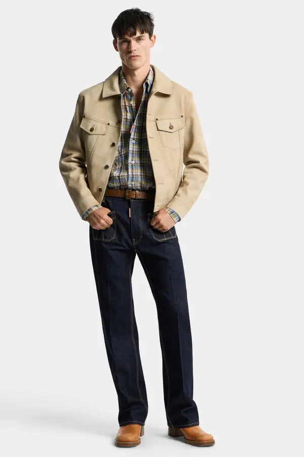 Dsquared2 Dark Wash Denim Jeans - Blue