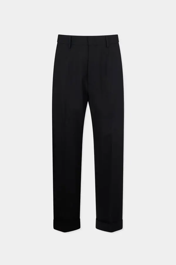 Dsquared2 Military Straight Leg Trousers - Black